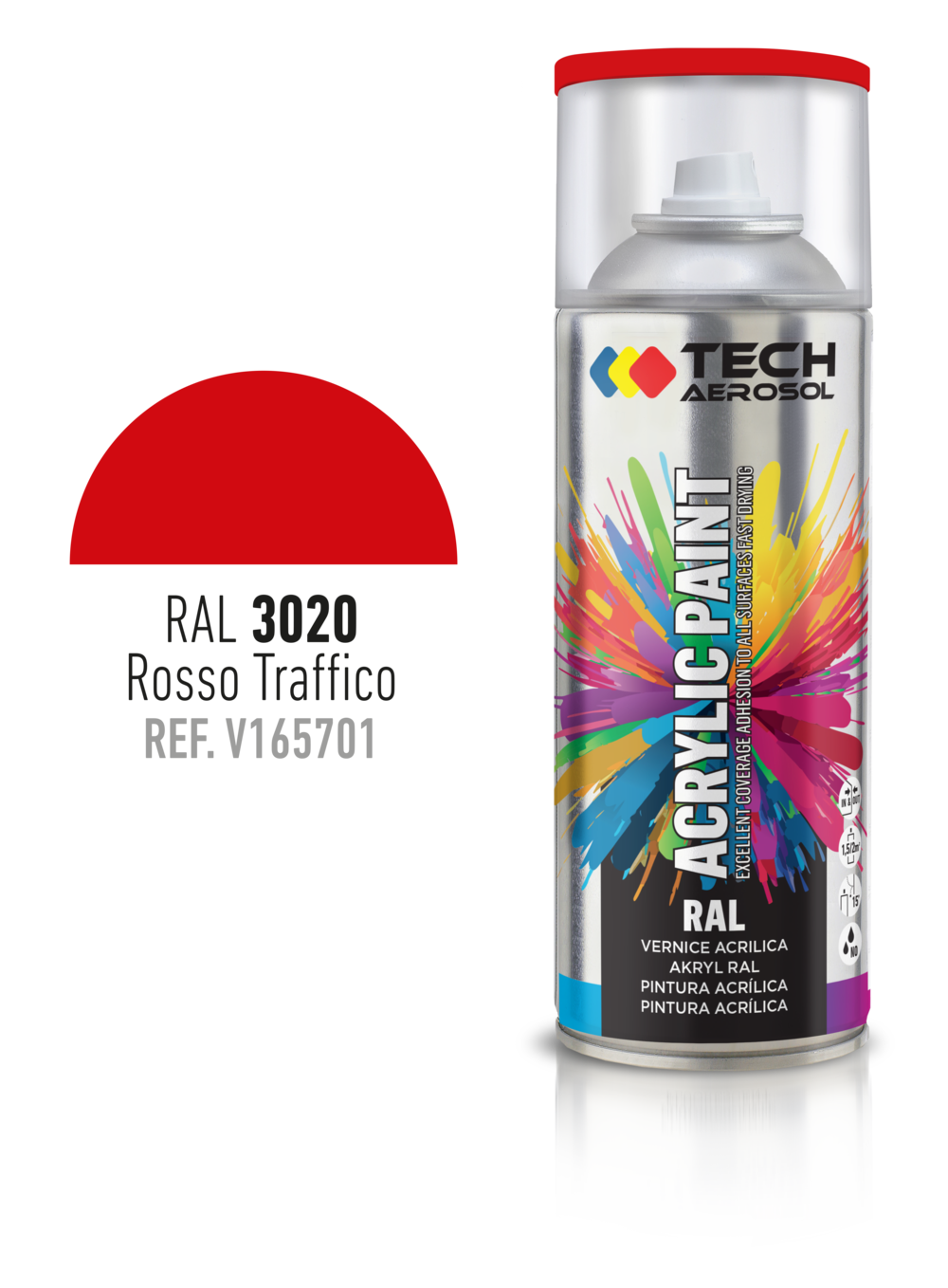 SPRAY TECH RAL 3020 ROSSO TRAFFICO | Valex